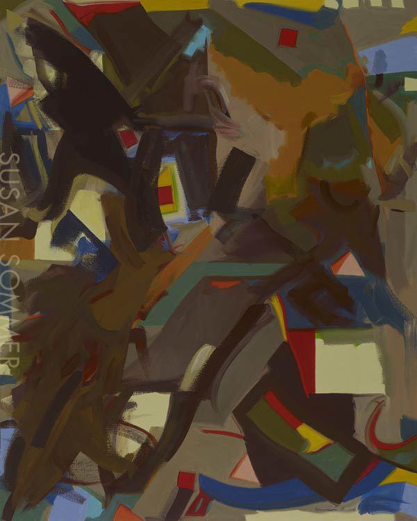 Abstract Landscape Hudson River Valley Artists – Susan Sommer