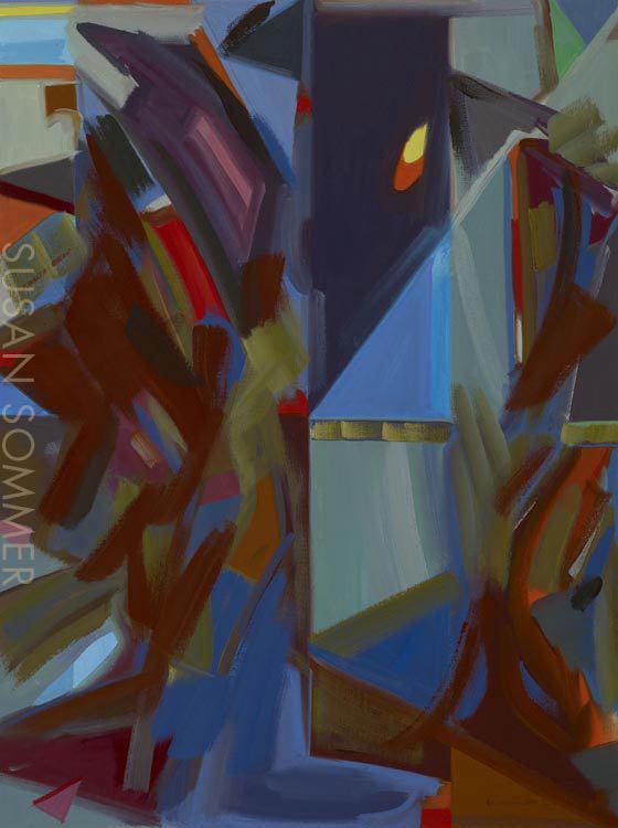 Abstract Landscape Hudson River Valley Artists – Susan Sommer