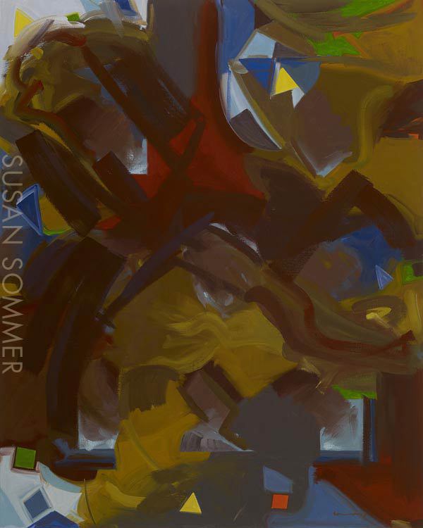 Abstract Landscape Hudson River Valley Artists – Susan Sommer