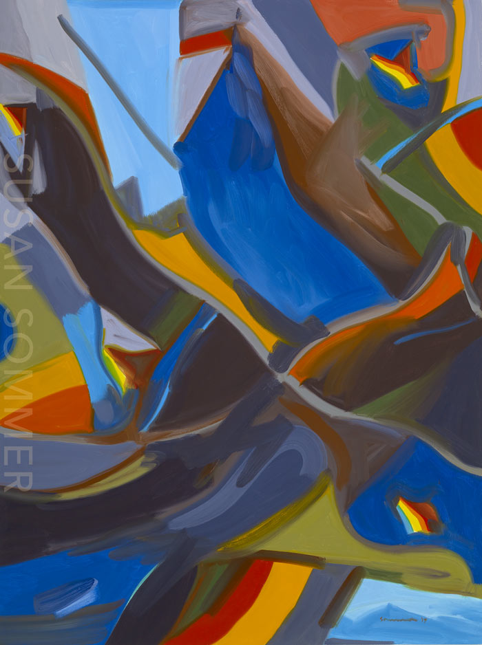 Susan Sommer, abstract landscape painter