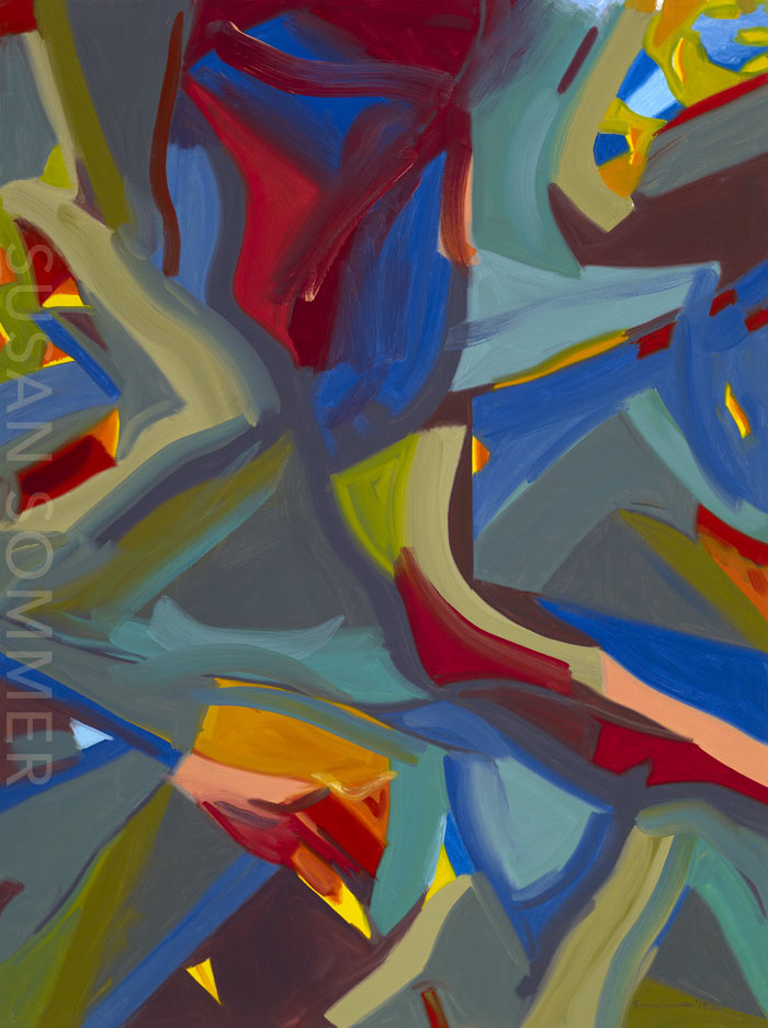 Susan Sommer, abstract landscape painter