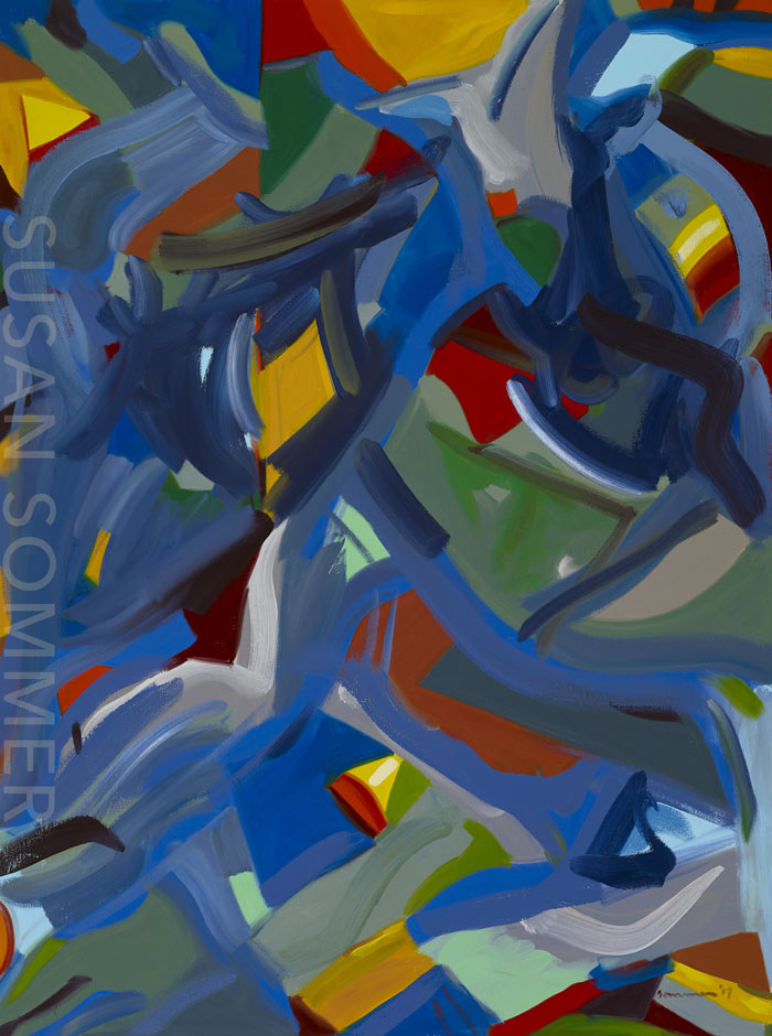Susan Sommer, abstract landscape painter