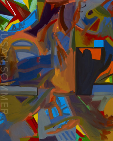 Susan Sommer, abstract landscape painter