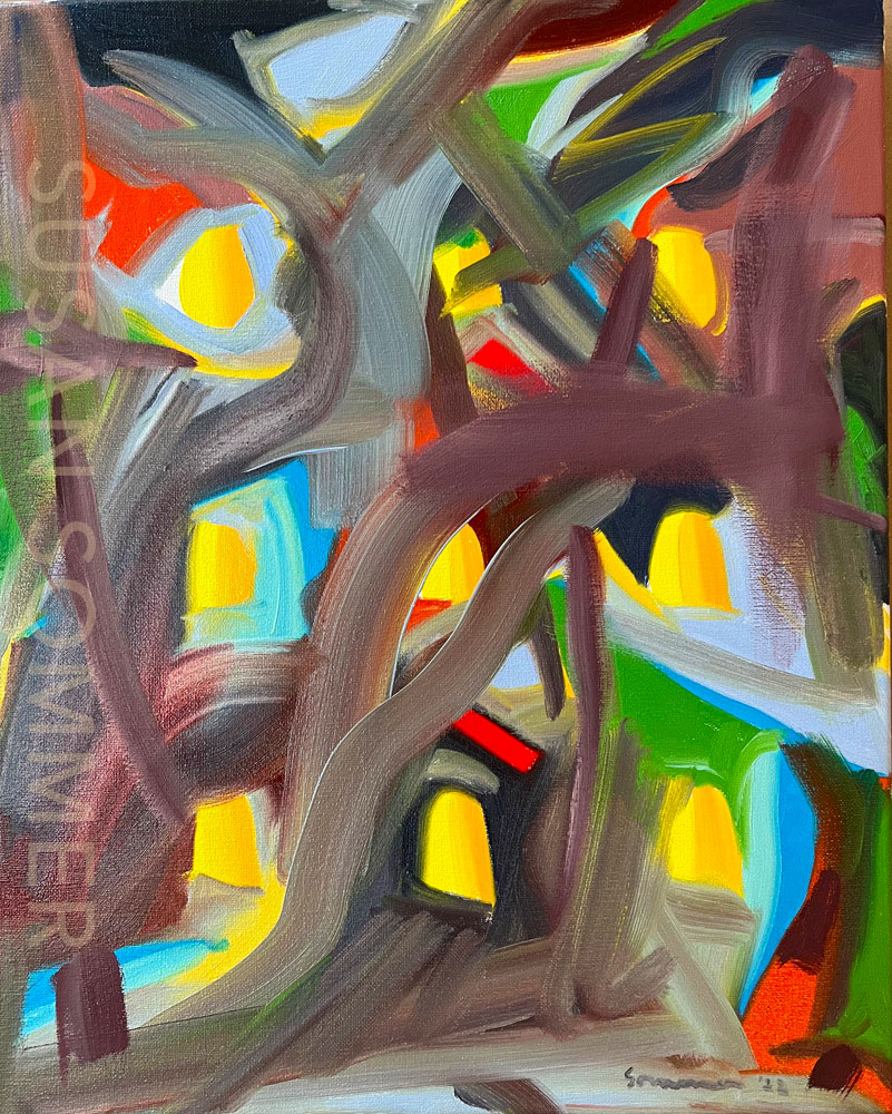 Susan Sommer, abstract landscape painter