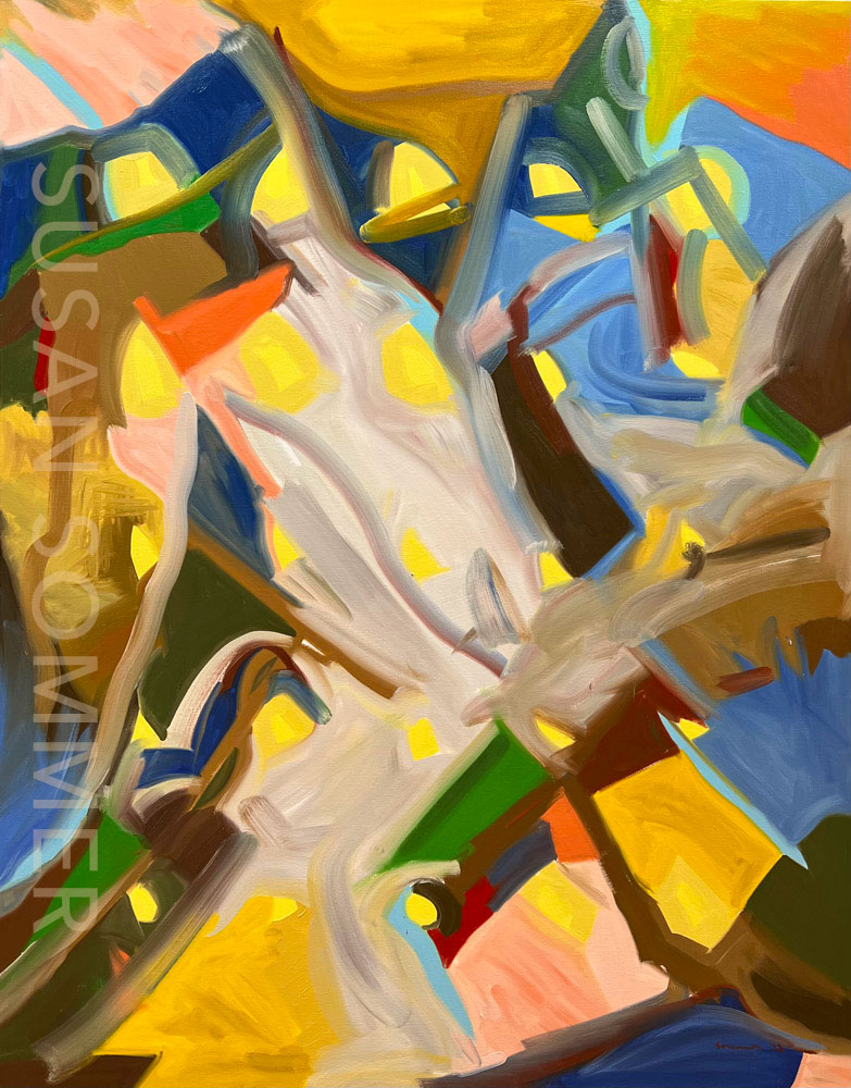 Susan Sommer, abstract landscape painter