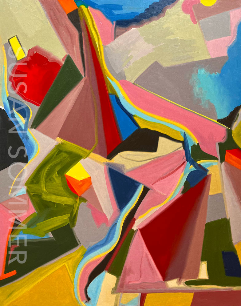 Susan Sommer, abstract landscape painter
