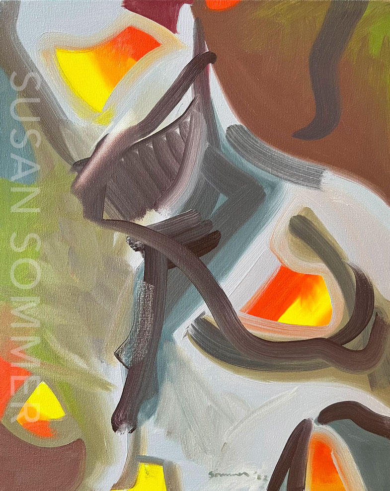 Susan Sommer, abstract landscape painter