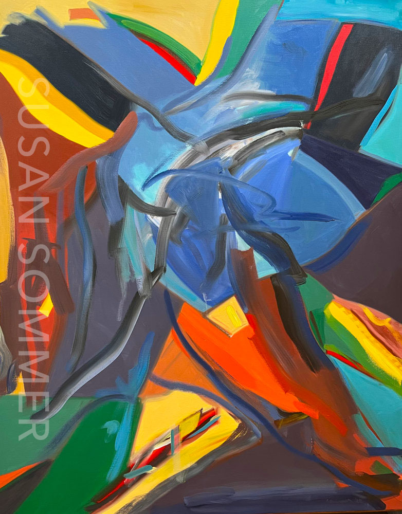 Susan Sommer, abstract landscape painter