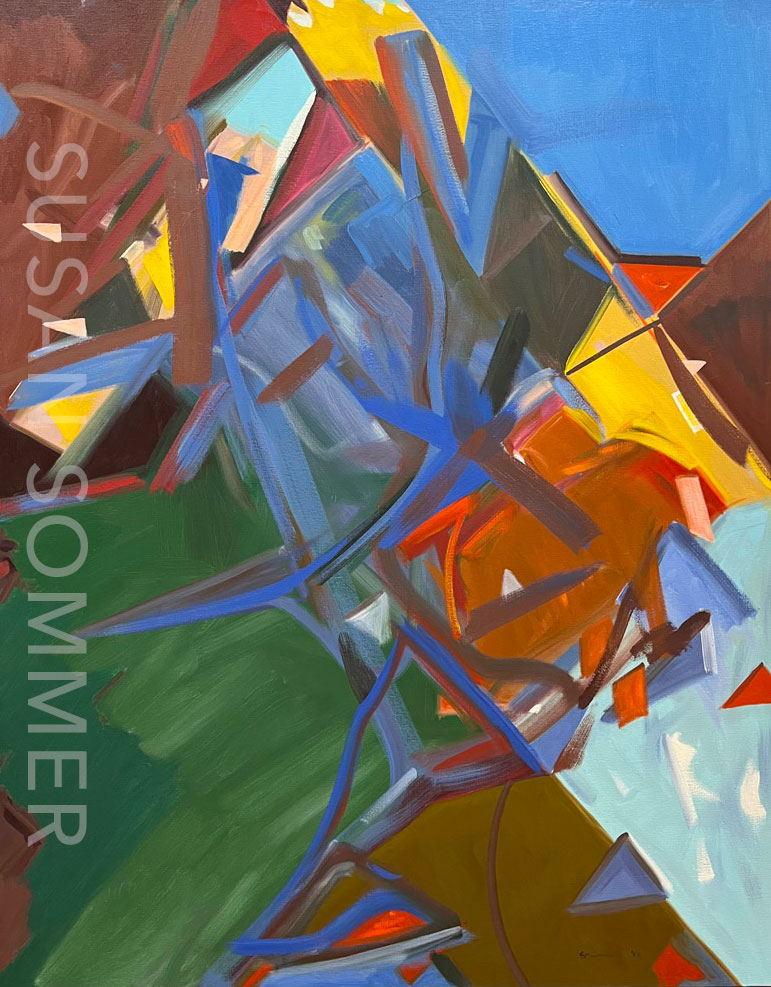 Susan Sommer, abstract landscape painter